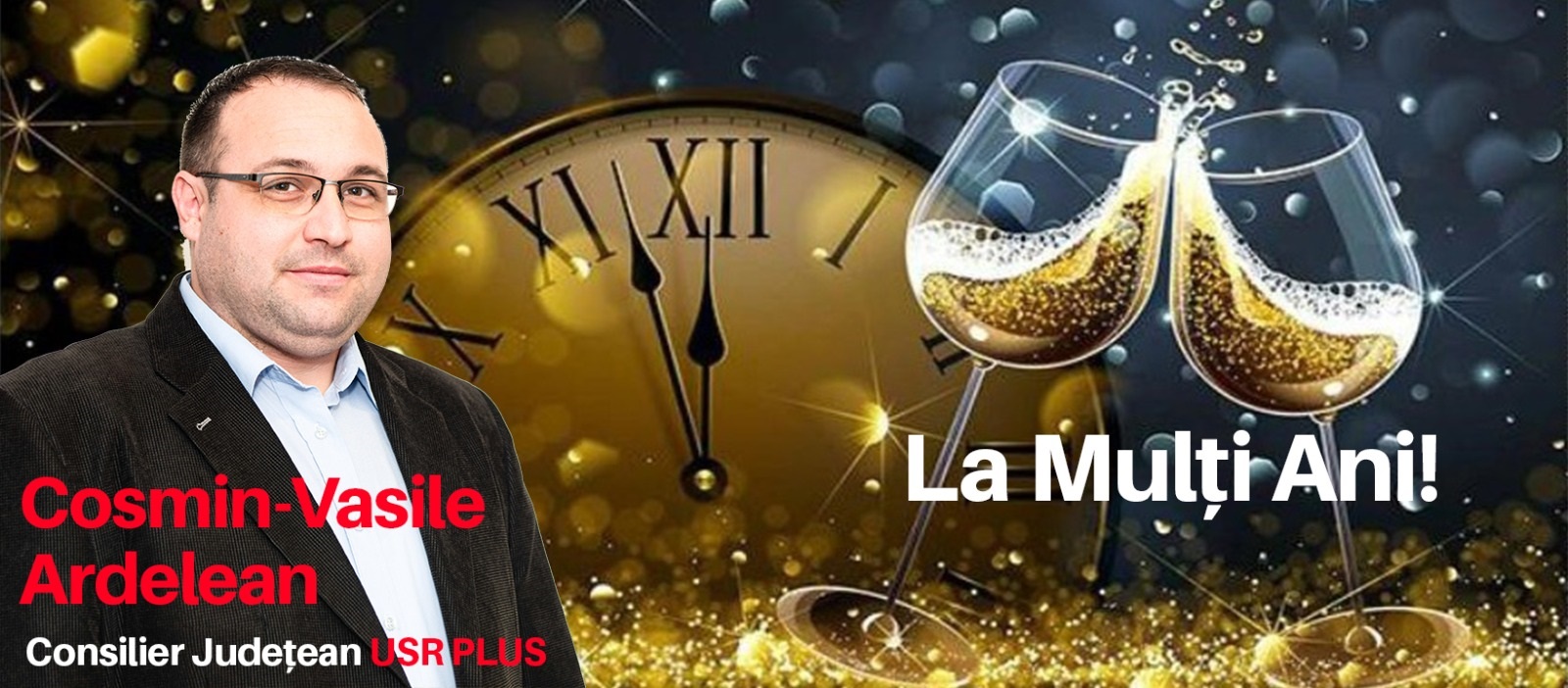 Consilierul județean Cosmin Ardelean vă urează "La mulți ani ...
