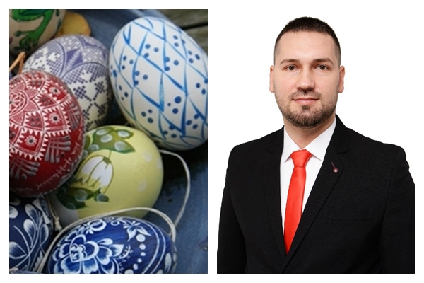 Alin Marian Suciu, candidatul PSD la Primăria Surduc vă urează Paște ...