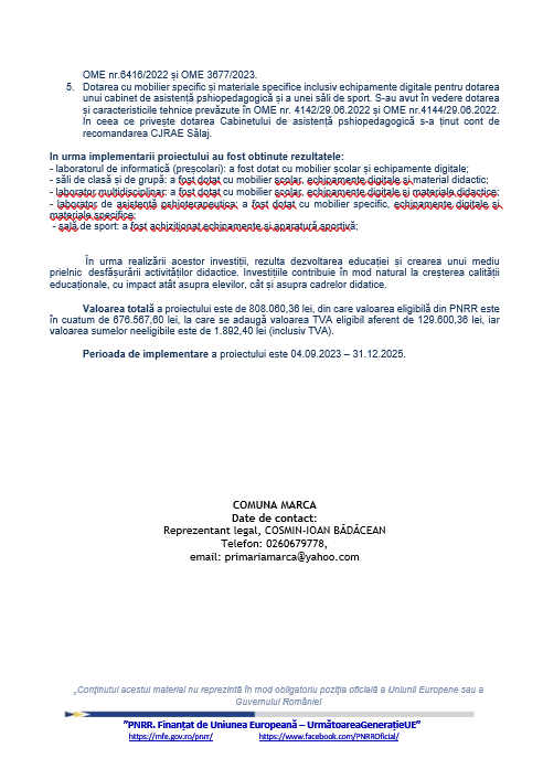 Comunicat de presă „PNRR: Fonduri pentru România modernă și reformată ...